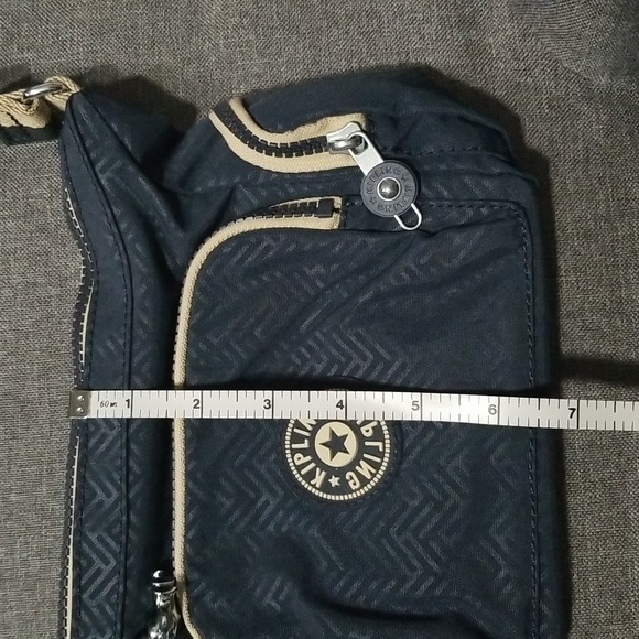 Kipling | Bags | Kipling Gabbie Mini In Endless Blue Embossed Pattern ...